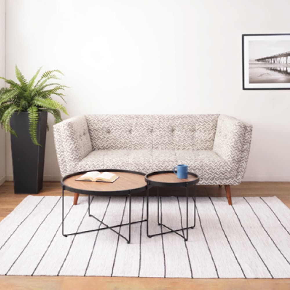 東谷 Round ラウンド トレーテーブルL ブラウン CIR-502BR｜うさマート